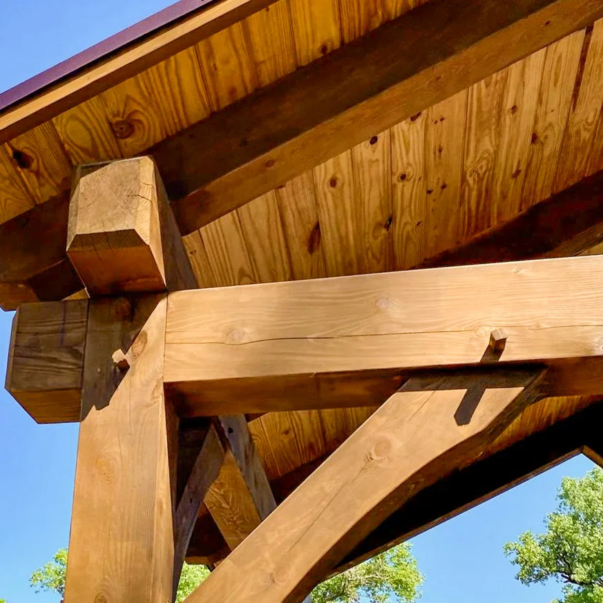 Handcrafted Timber Frame Structures | Honey Creek Timber Frames