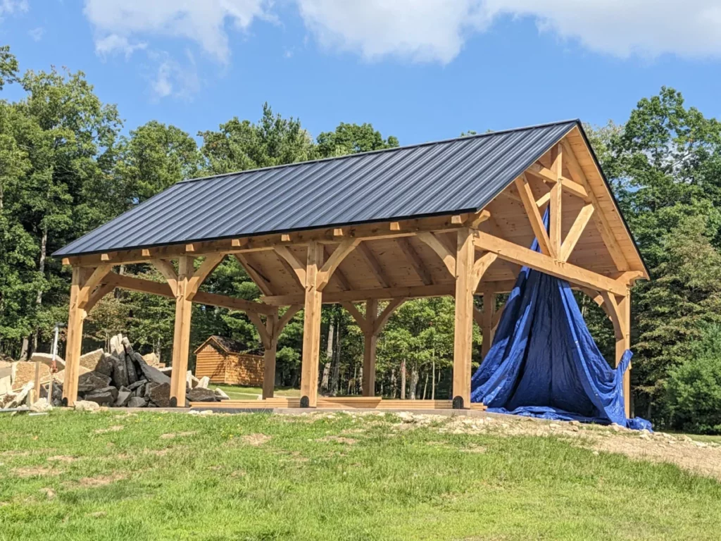 Handcrafted Timber Frame Pavilions | Honey Creek Timber Frame