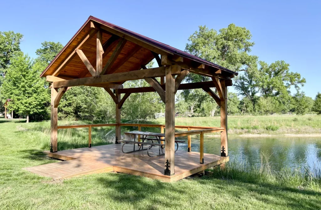 Handcrafted Timber Frame Pavilions | Honey Creek Timber Frame