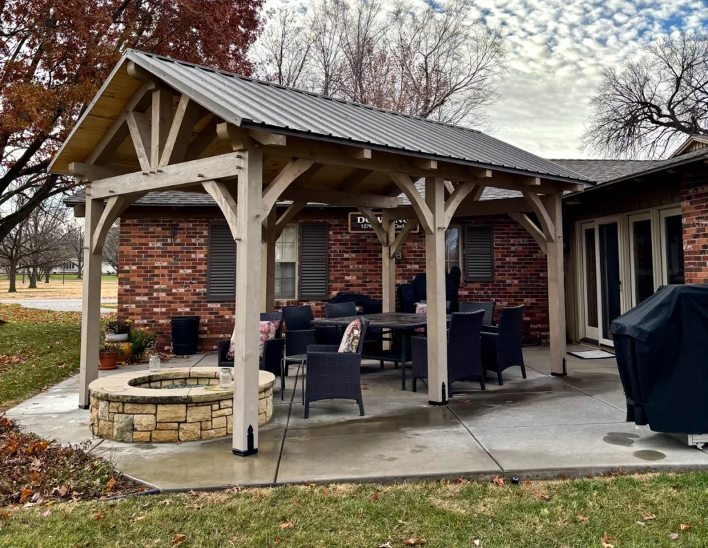 Handcrafted Timber Frame Pavilions | Honey Creek Timber Frame